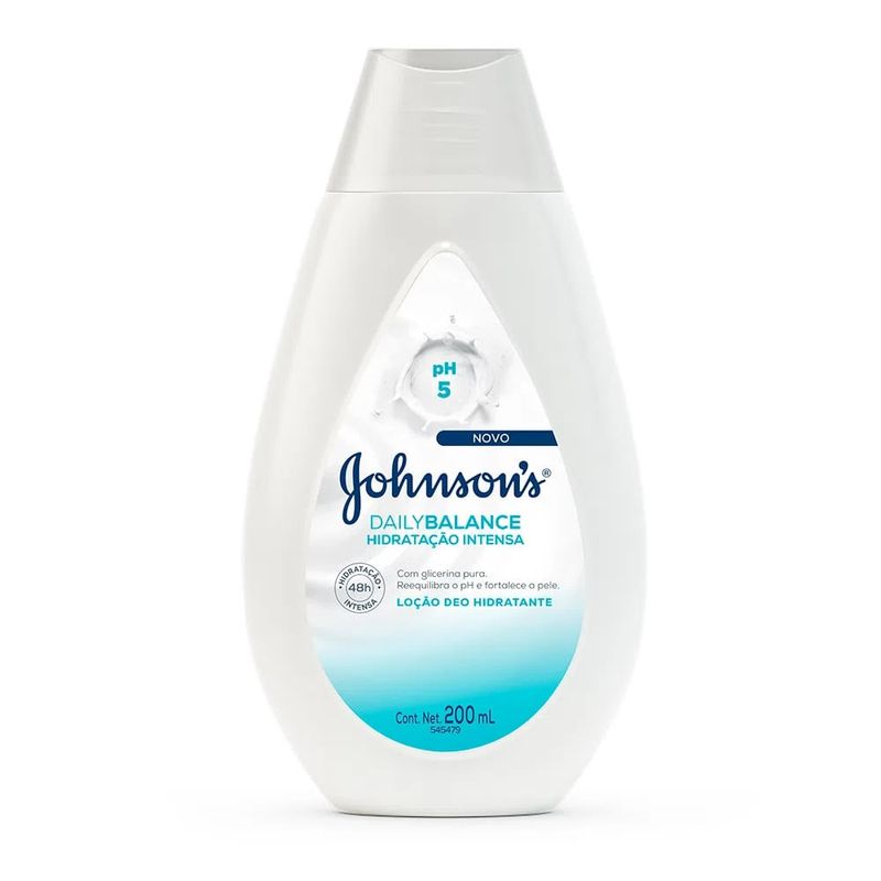 Creme Hidratante Corporal Johnson's Daily Balance 200ml - Lojas Rede