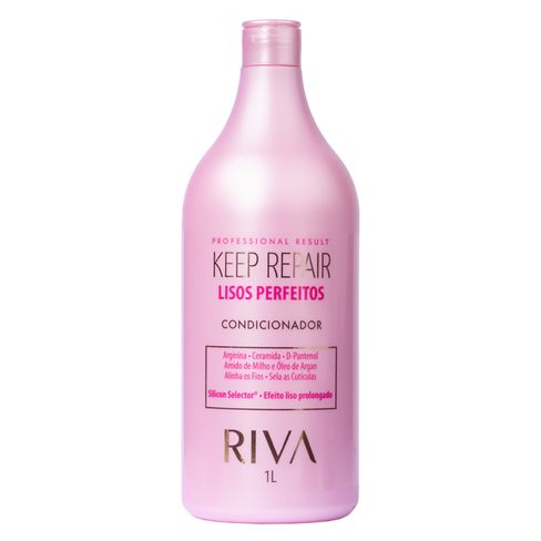 Condicionador Profissional Riva Keep Repair Lisos Perfeitos 1L - Lojas Rede