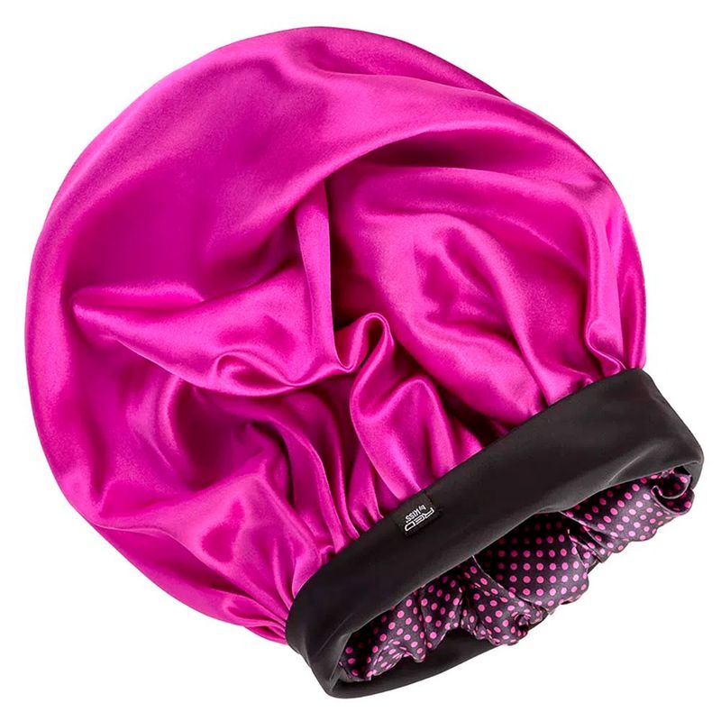 Touca De Cetim ProArt Wonder Curly Dupla Camada G Rosa - Lojas Rede