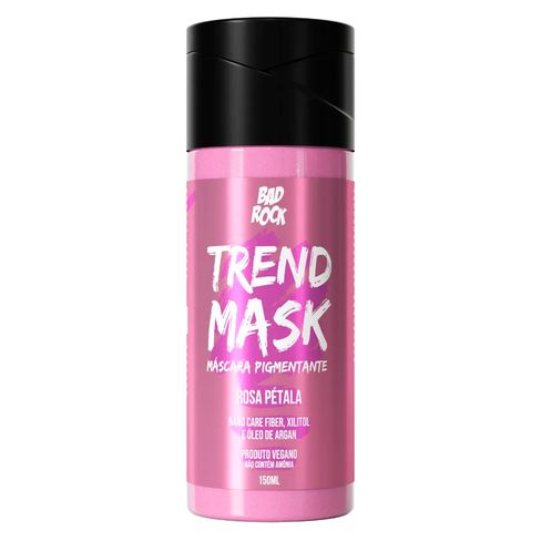 Máscara Pigmentante Bad Rock Trend Mask Rosa Pétala 150ml - Lojas Rede